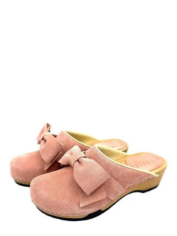 KUNSTEN Embla Bow Clog - Lily Rose