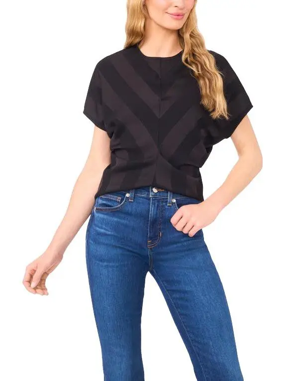 Ted Baker London Maria Ruched Top - Rich Black