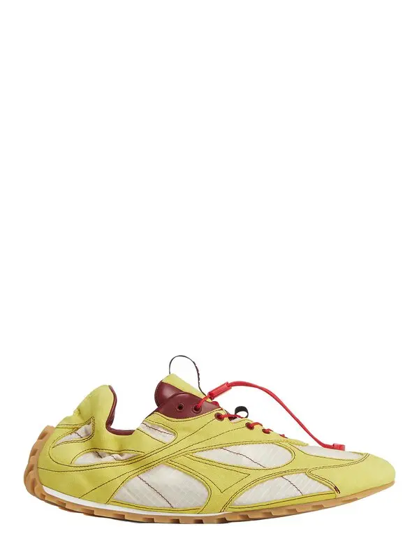 Bottega Veneta Orbit Flash Sneaker - Limone/dark Apple Candy/tufo