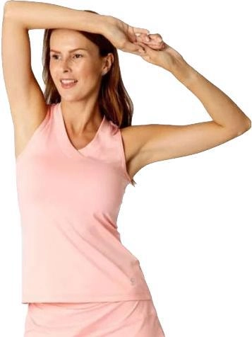 SOFIBELLA Racerback Tennis Tank Top - Bubble