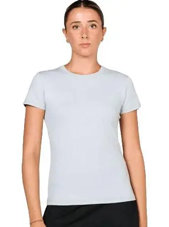 SOFIBELLA Short Sleeve Tennis Shirt - Stone