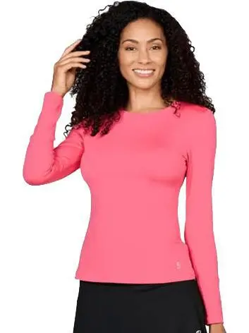 SOFIBELLA Long Sleeve Tennis Shirt - Amore