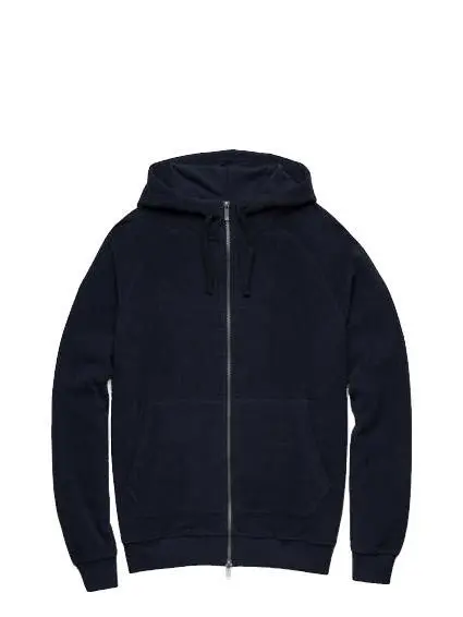 SURFSIDE SUPPLY CO. Danny Full-zip Fuzzy Fleece Hoodie - Navy Blazer