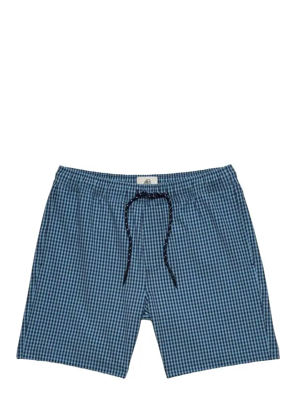 SURFSIDE SUPPLY CO. Gingham Volley 6.5 - Blue