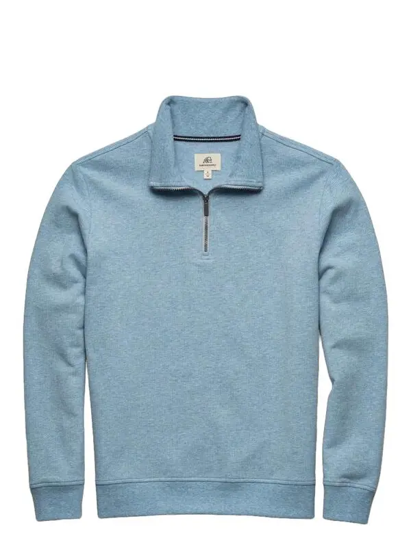 SURFSIDE SUPPLY CO. Bobby Fleece Quarter Zip - Blue Heather