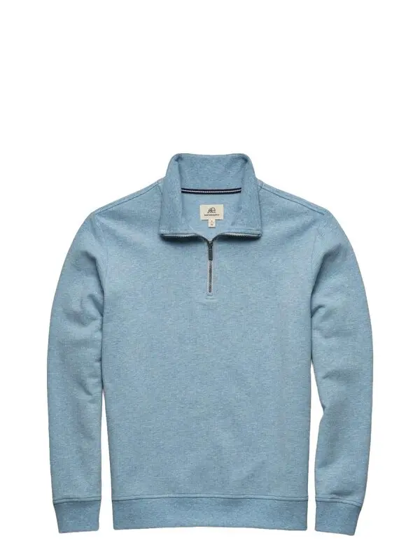 SURFSIDE SUPPLY CO. Bobby Fleece Quarter Zip - Blue Heather