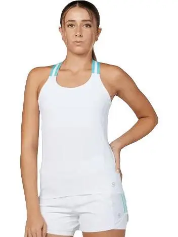 SOFIBELLA Tennis Tank - On The Dot