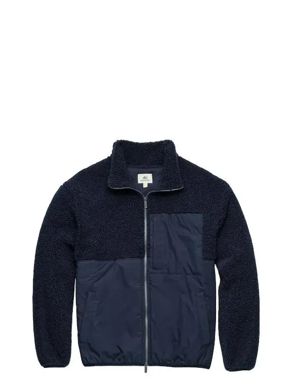 SURFSIDE SUPPLY CO. Steve Fleece Jacket - Navy Blazer