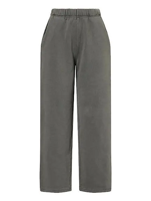 Carhartt Work In Progress Benton Straight-leg Cotton Jogging Bottoms - Graphite