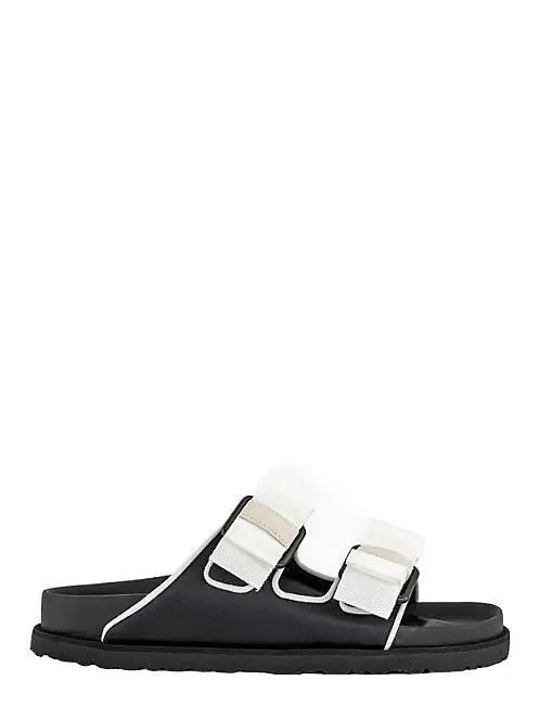 BIRKENSTOCK Arizona Bow Satin Sandals - Black