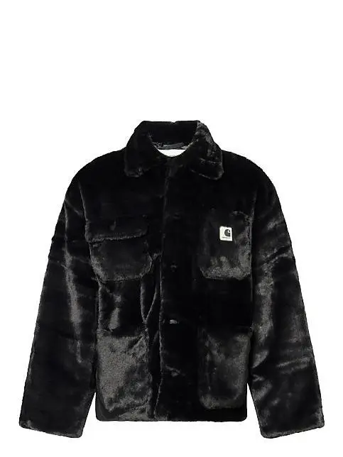 Carhartt Work In Progress Michigan Faux-fur Coat - Black