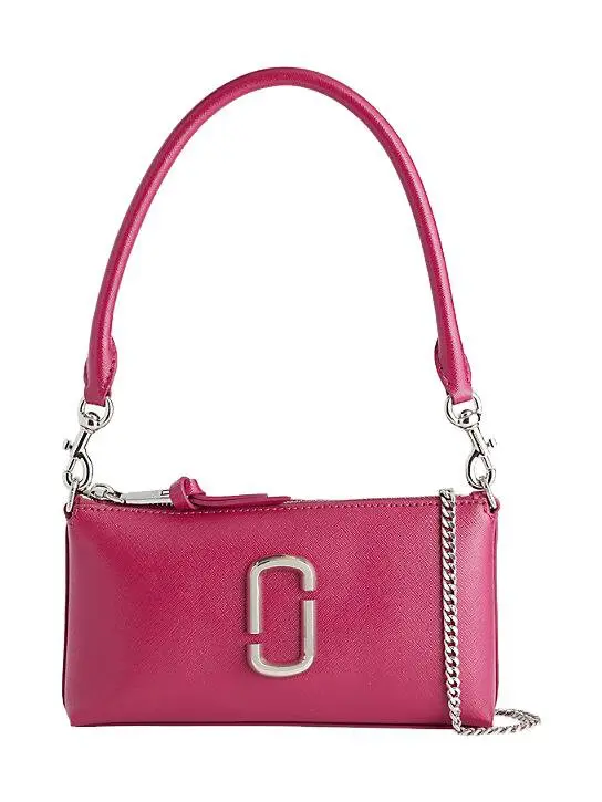 Marc Jacobs The Snapshot Convertible Leather Shoulder Bag - Lipgloss Pink