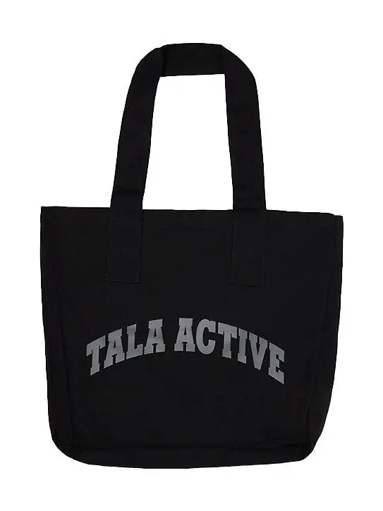 TALA Active Cotton Tote Bag - Black Marl