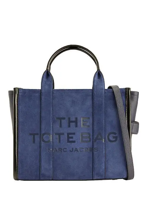 Marc Jacobs The Suede Medium Tote Bag - Navy