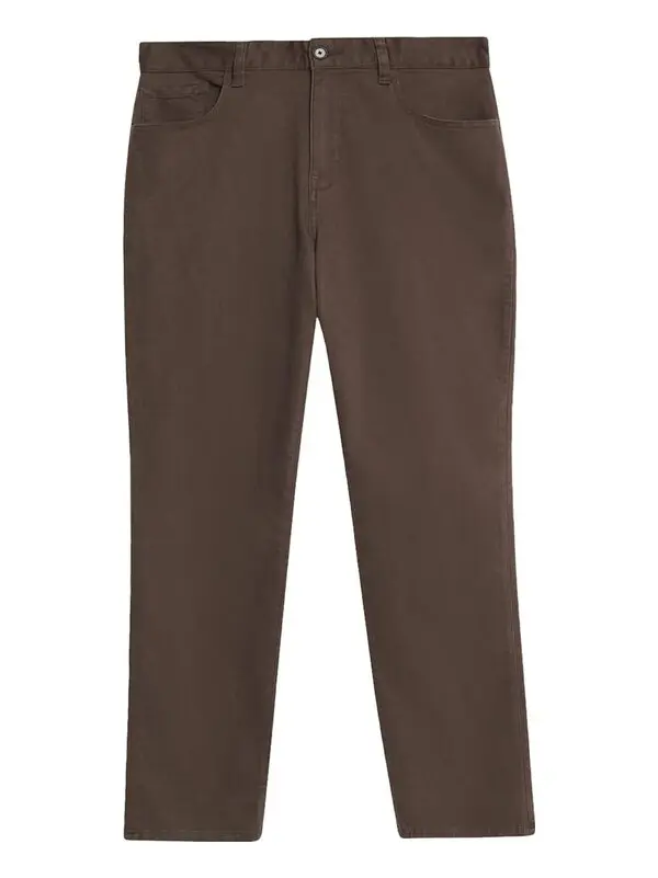 Vince Dylan Peached Cotton 5-pocket Pants - Khaki