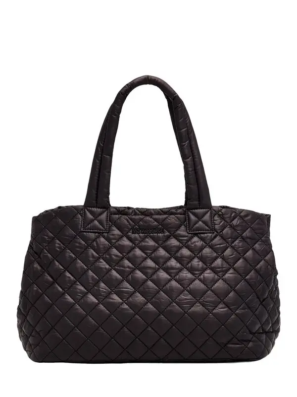 Mz Wallace Medium Metro City Quilted Tote Bag - Black