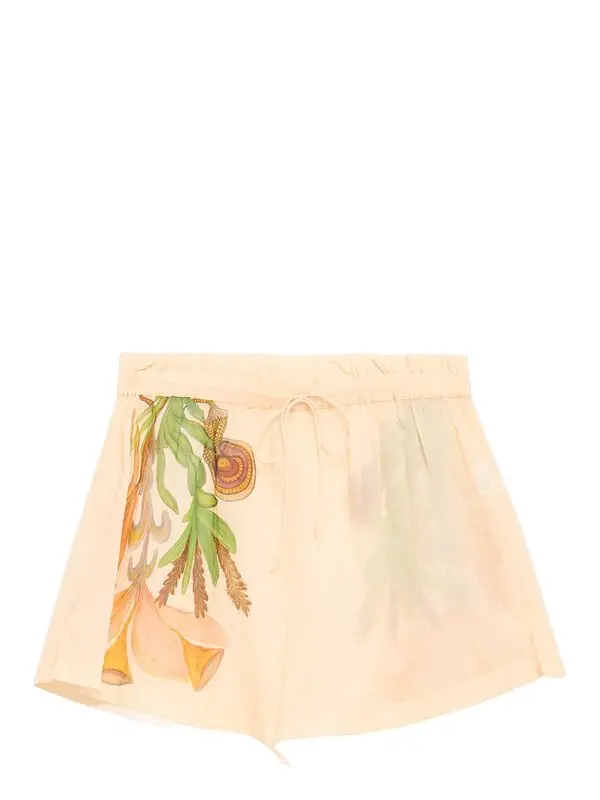 Ulla Johnson Water Blossoms Bijou Coverup Shorts - Inner Nature