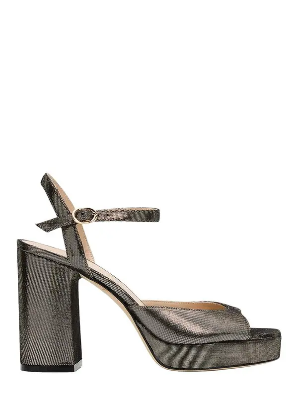 STUART WEITZMAN Dayna Ii Platform Sandals - Platino