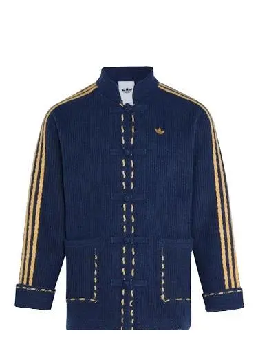 Adidas Knit Jacket - Navy Blue