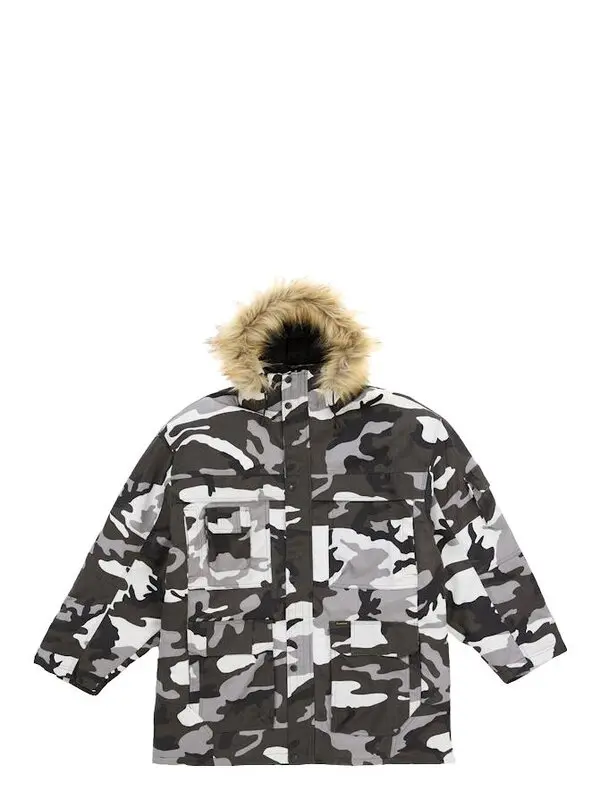 Supreme Cordura Snorkel Coat - Snow Camo
