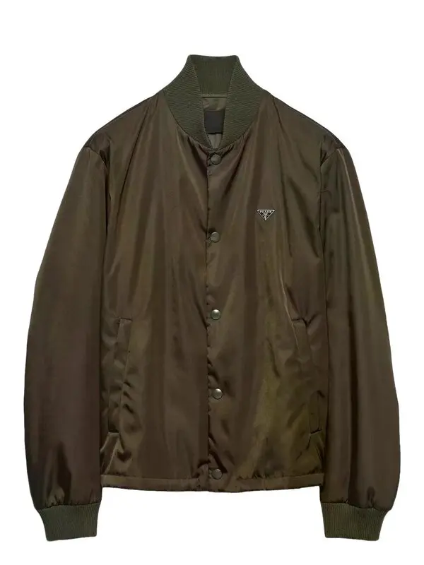 Prada Re-nylon Bomber Jacket - Green
