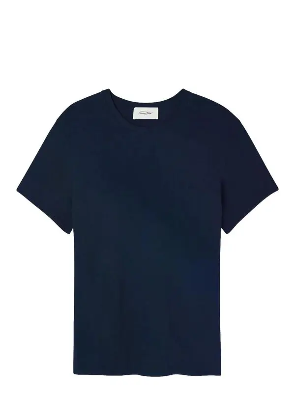 American Vintage Bysapick Short-sleeve Crew-neck T-shirt - Blue