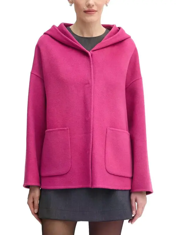 BENETTON Hooded Coat - Pink