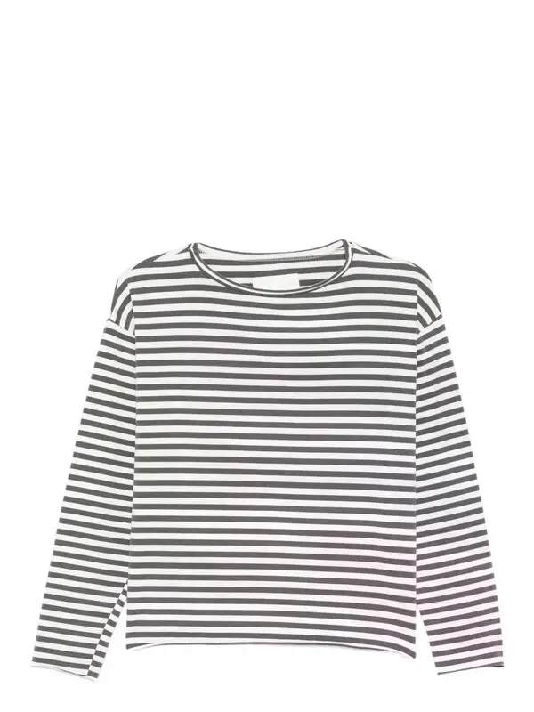 Labo.art Lola Striped Long-sleeve Top - White