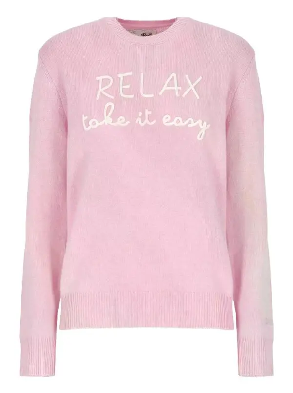 MC2 SAINT BARTH Embroidered Sweater - Pink