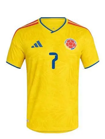Adidas Colombia 2026 Home Authentic Jersey - Impact Yellow