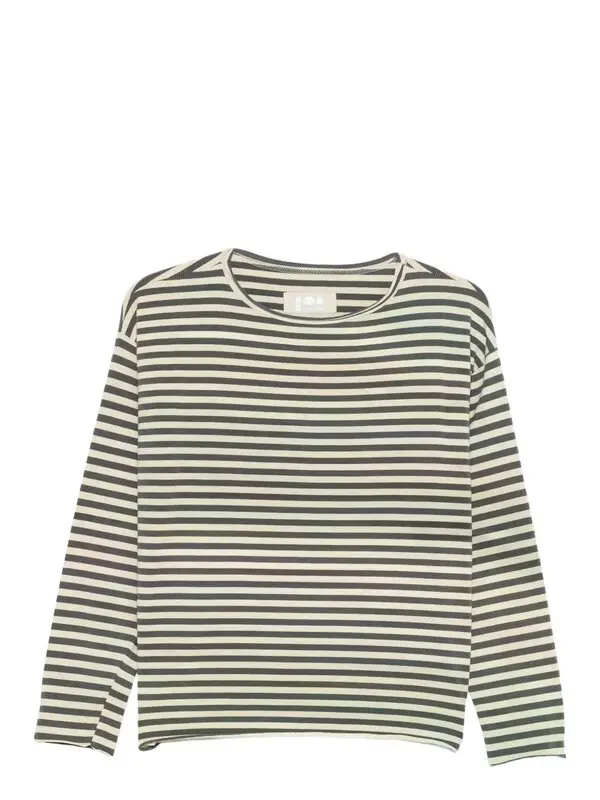 Labo.art Lola Striped Long-sleeve Top - Grey