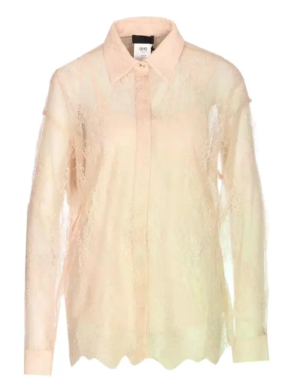 Liu Jo Button-fastening Lace Shirt - Pink