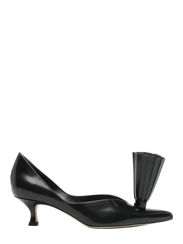A.W.A.K.E. Mode Leather Pumps - Black