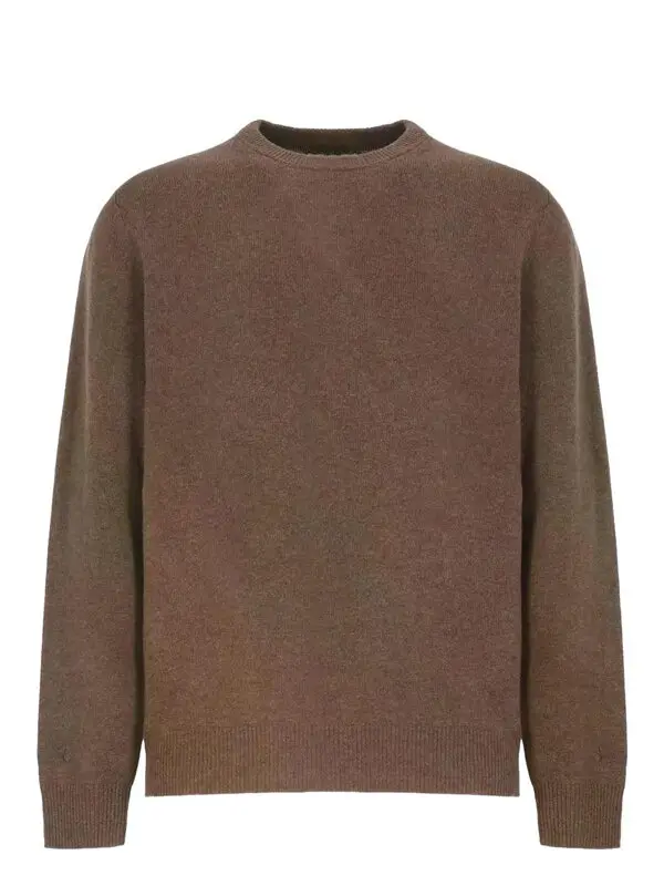MC2 SAINT BARTH Crew-neck Long-sleeved Sweater - Brown