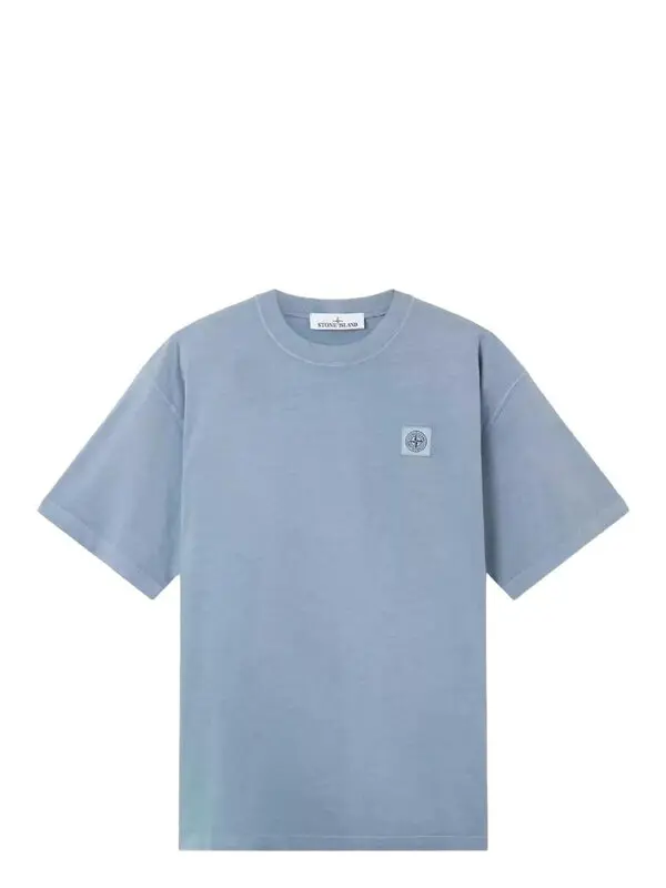 Stone Island 2100030 Combed Organic Cotton Jersey T-shirt - Blue
