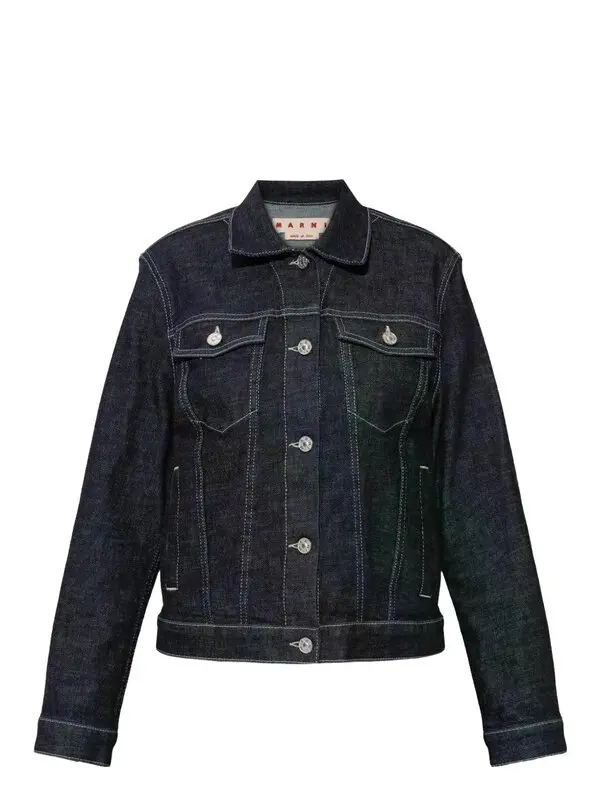 Marni Button-up Denim Jacket - Blue