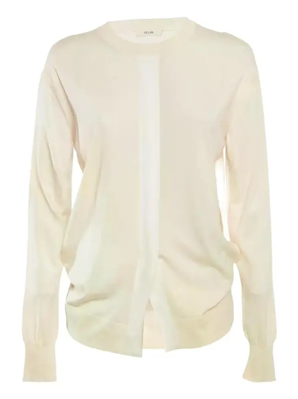 Celine Long-sleeved Sweater - Neutrals