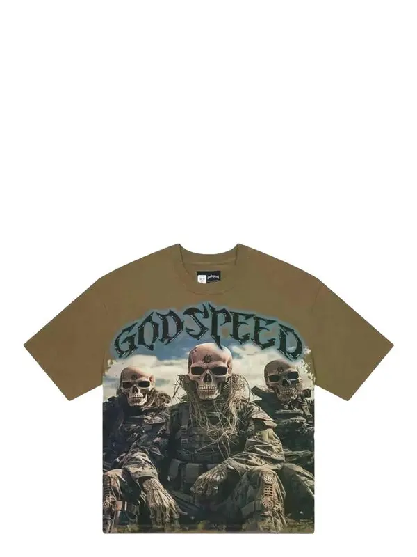 GODSPEED Squadron Graphic-print T-shirt - Green