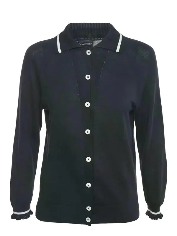 Emporio Armani Button-up Top - Blue
