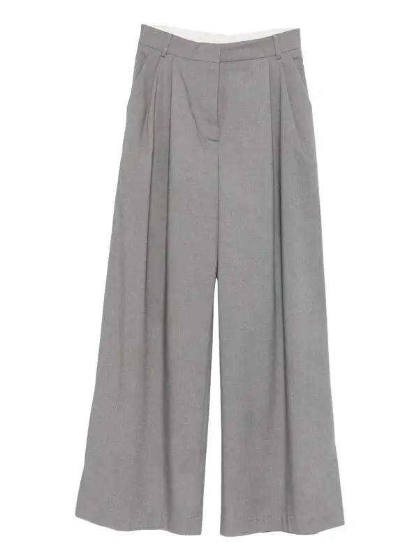 A.M.G. Pleated Trousers - Grey