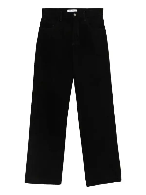 Attico Straight-leg Jeans - Black