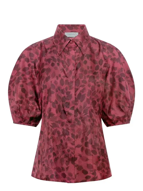 Gabriela Hearst Sansi Floral Blouse - Pink