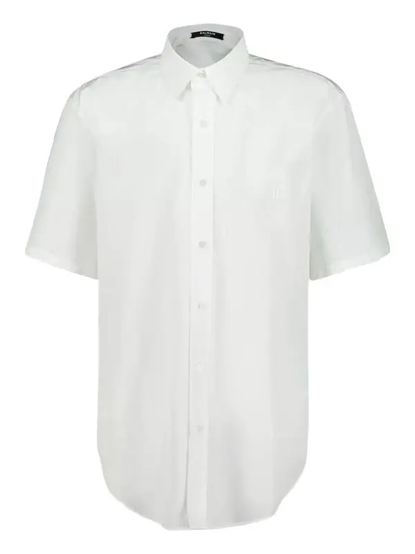 Balmain Regular-fit Poplin Shirt - White