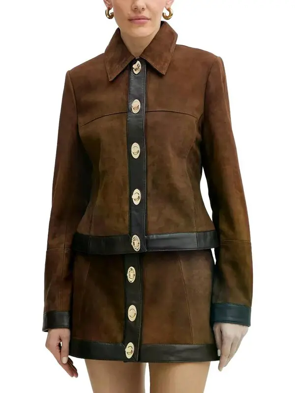 Retrofete Nanna Suede Jacket - Brown
