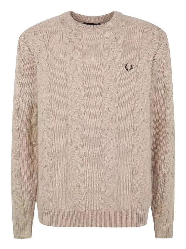 Fred Perry Cable-knit Sweater - Neutrals