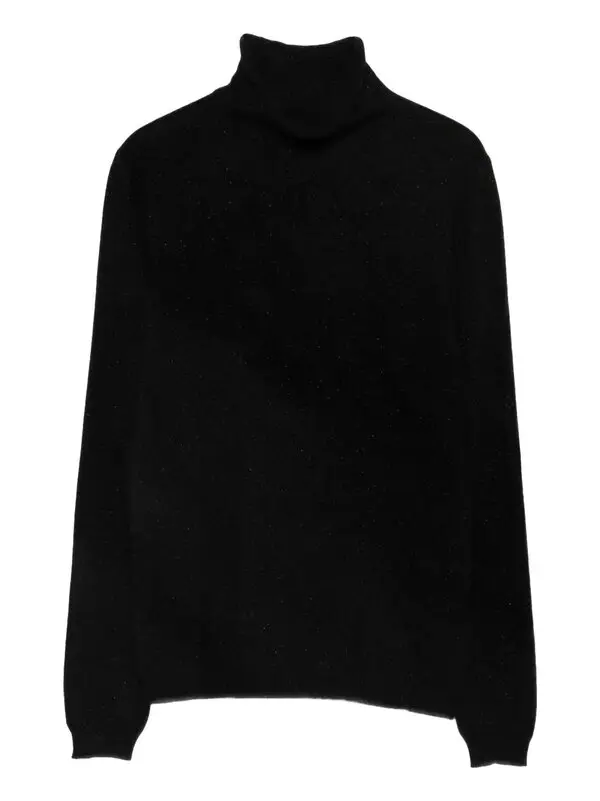 GRAN SASSO Roll-neck Sweater - Black