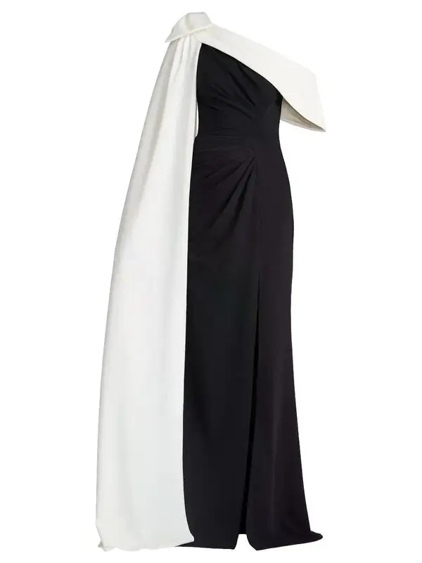 Tadashi Shoji One-shoulder Maxi Dress - Black