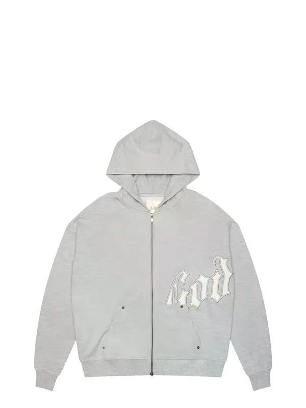 GODSPEED Og Logo V2 Zip-up Hoodie - Grey