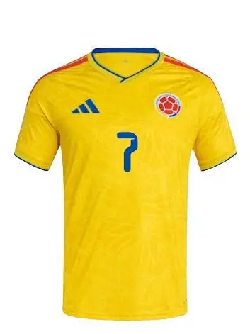 Adidas Colombia 2026 Home Jersey - Impact Yellow Soccr/cl6/s2d
