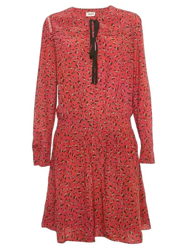 Zadig&Voltaire Floral-print Mini Dress - Red